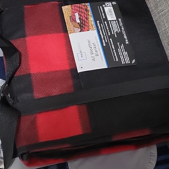 Mainstays | Bedding | Mainstays Red And Black Buffalo Plaid All Weather ...